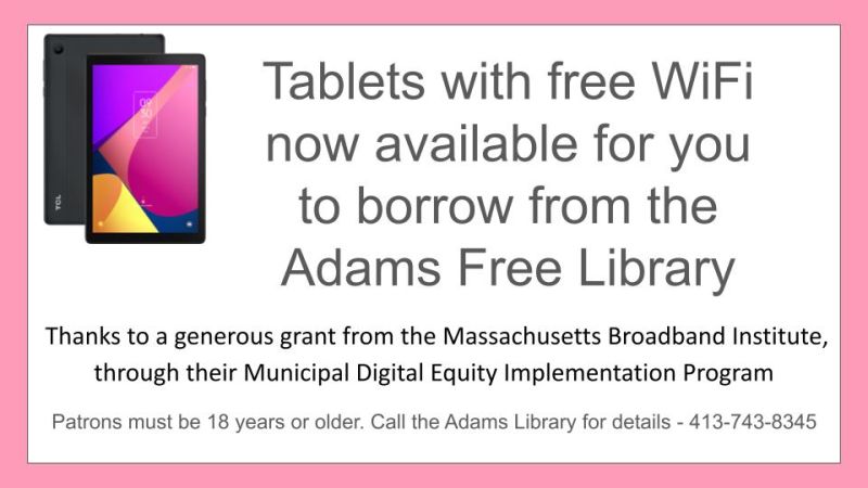 Adams Free Library | Books & Digital Media | Library in the Berkshires ...