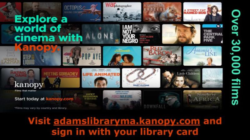 Adams Free Library | Books & Digital Media | Library in the Berkshires ...